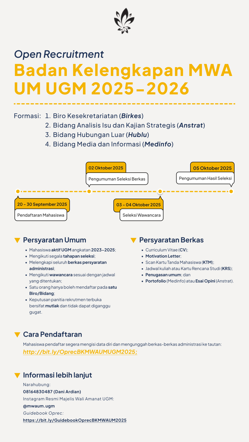 Info Magang – Program Studi Sastra Arab FIB UGM